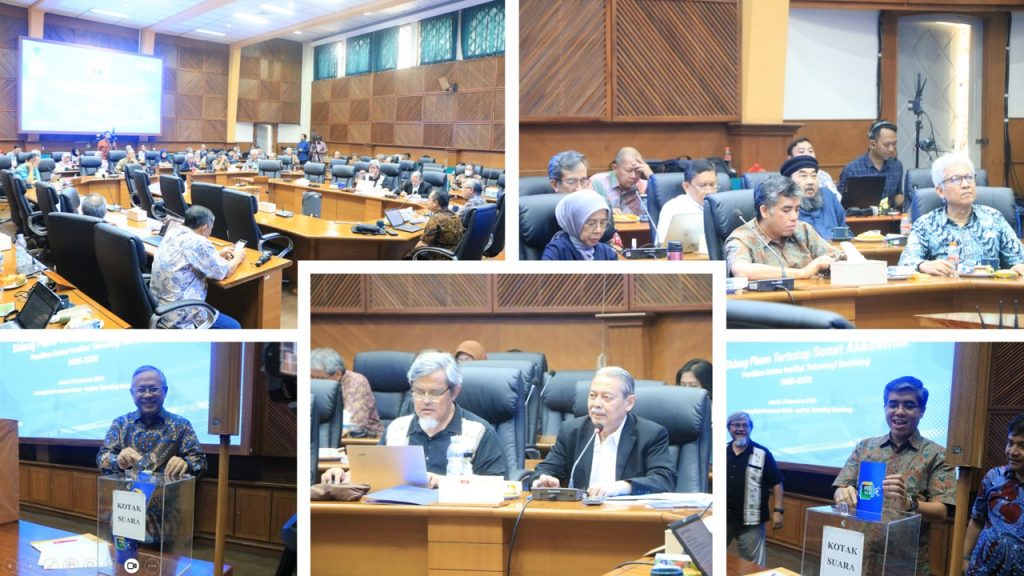 SENAT AKADEMIK ITB:Menetapkan 6 Bakal Calon Rektor ITB 2025-2030