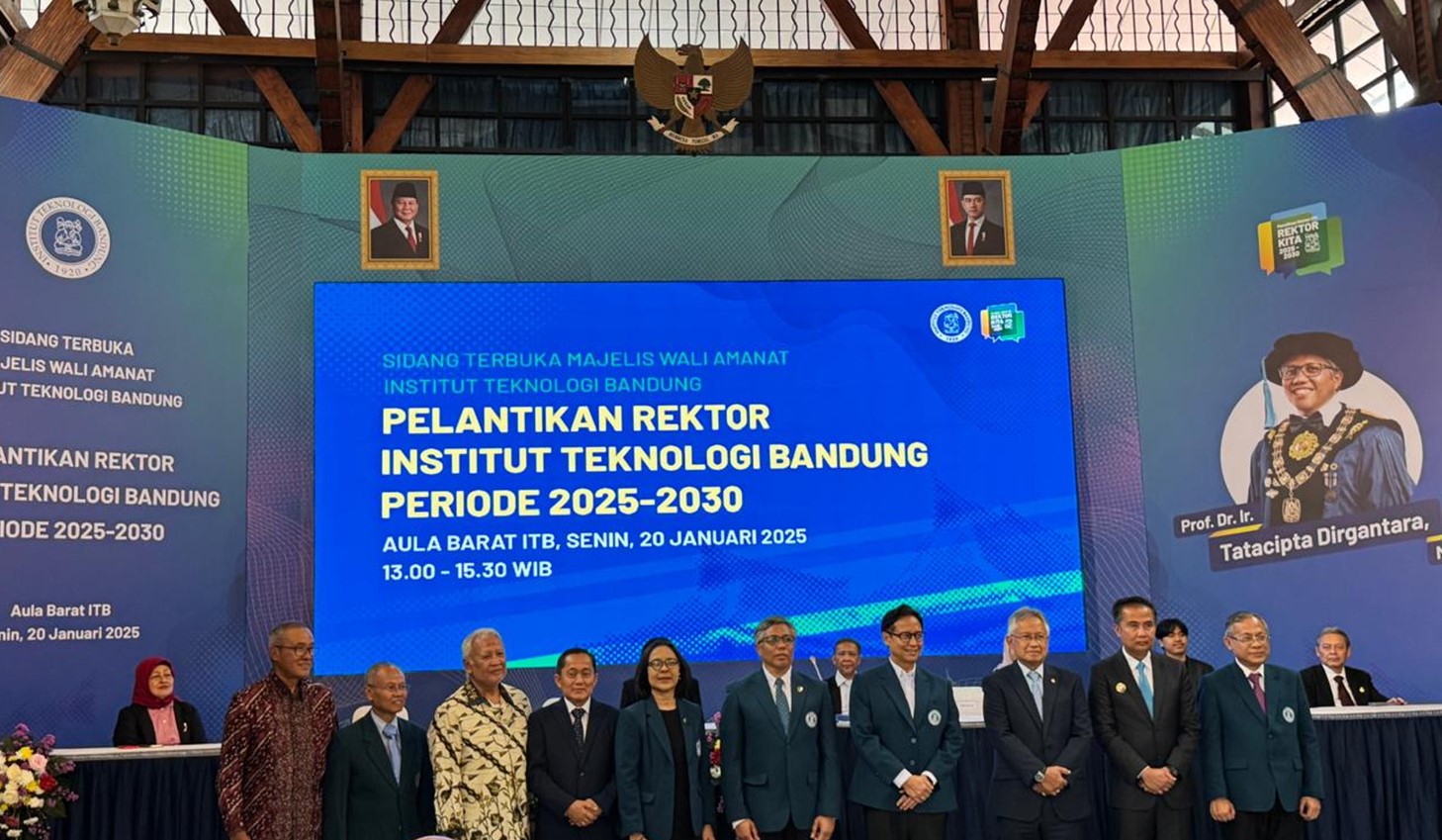 Pelatikan Rektor ITB 2025-2030.